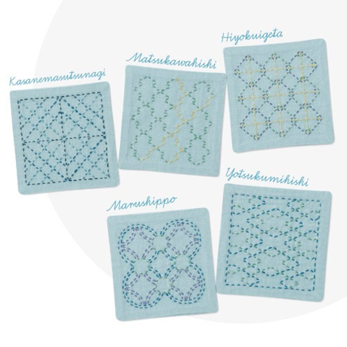 Sashiko Kit SK427 – Colours_of_Amalfi